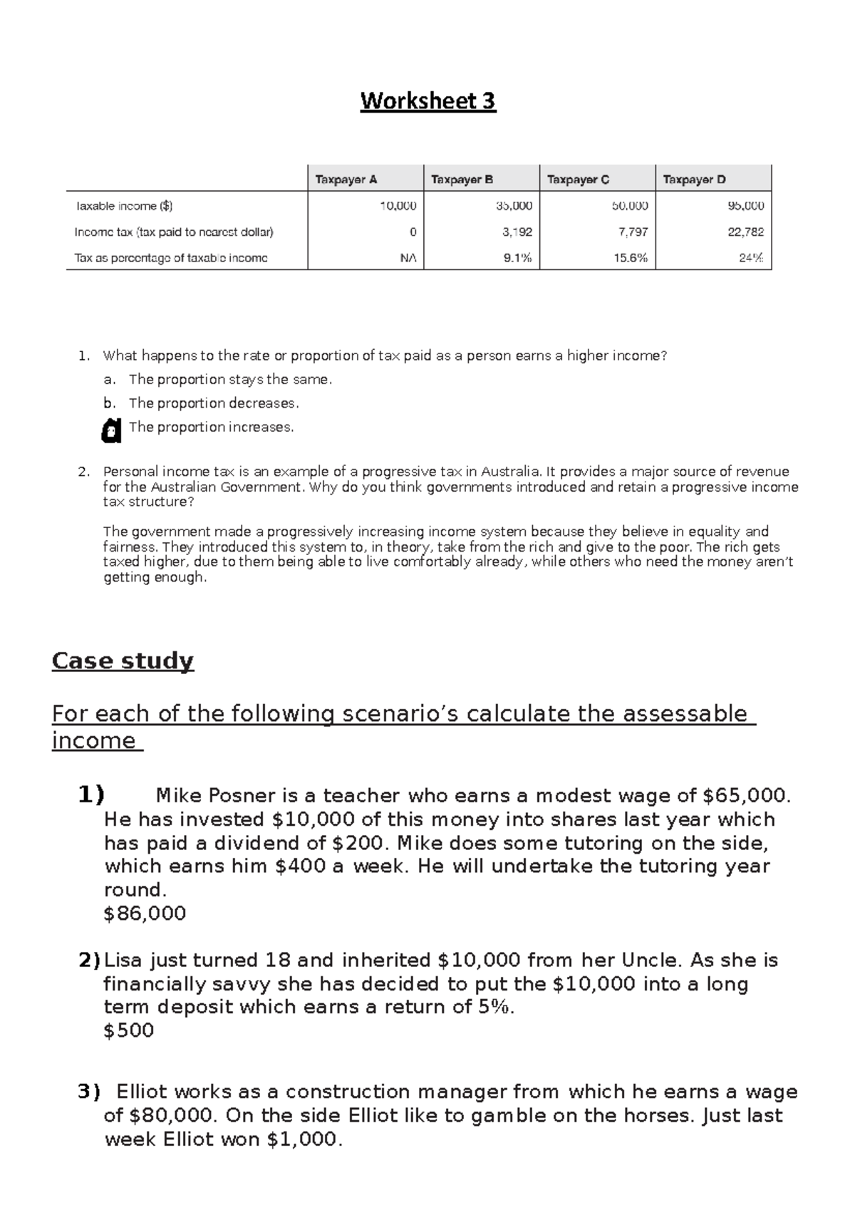 Activity 5 - Worksheet 3 1. What happens to the rate or proportion of ...