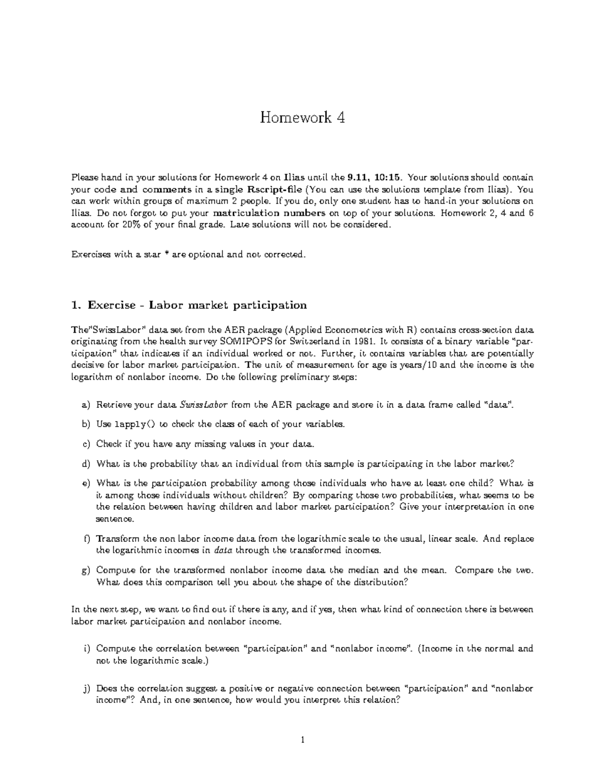 Homework-4 - Homework 4 Please hand in your solutions for Homework 4 on ...