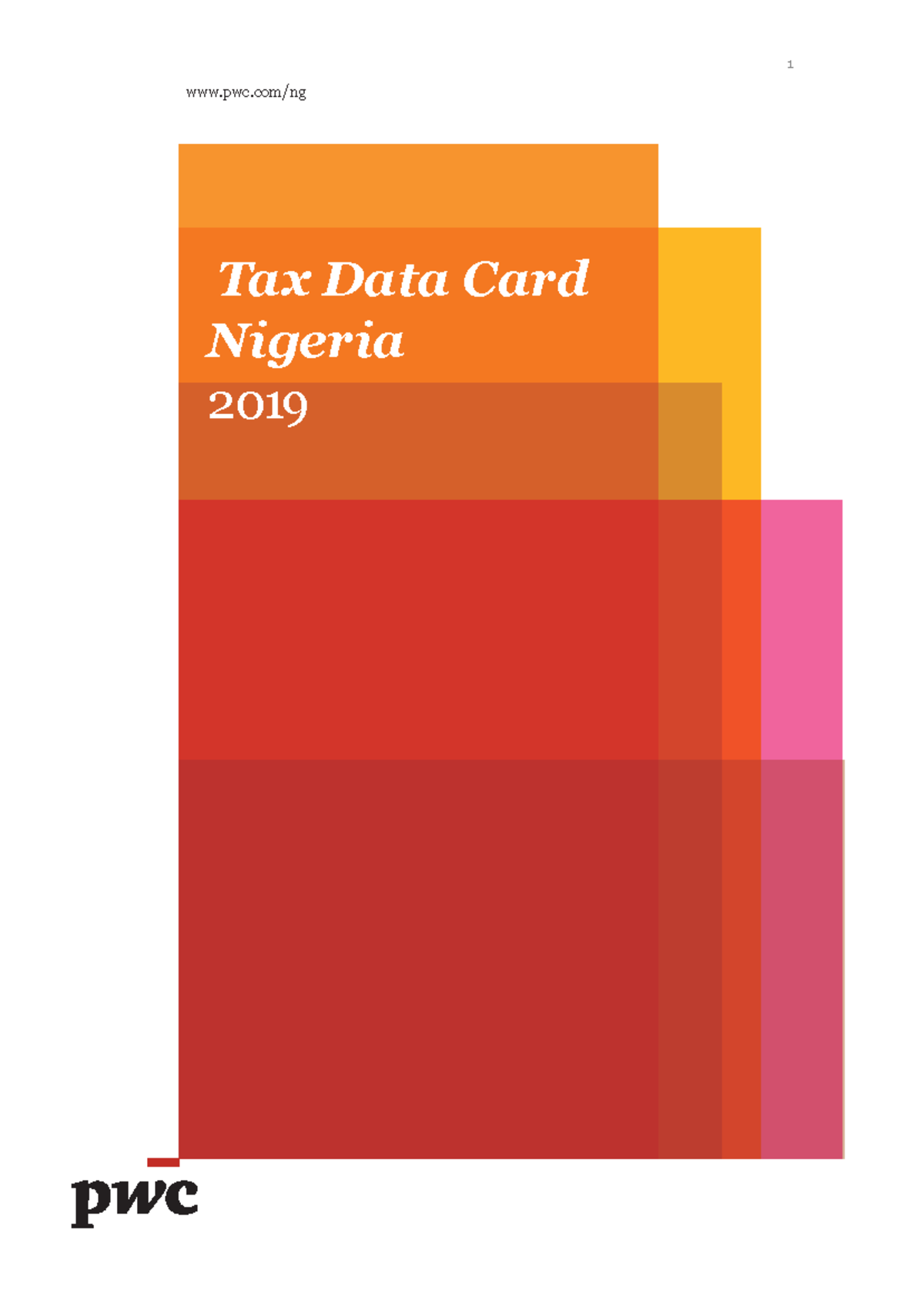 2019 ngr tax data card - Lecture notes 1 - p wc/ng Tax Data Card ...