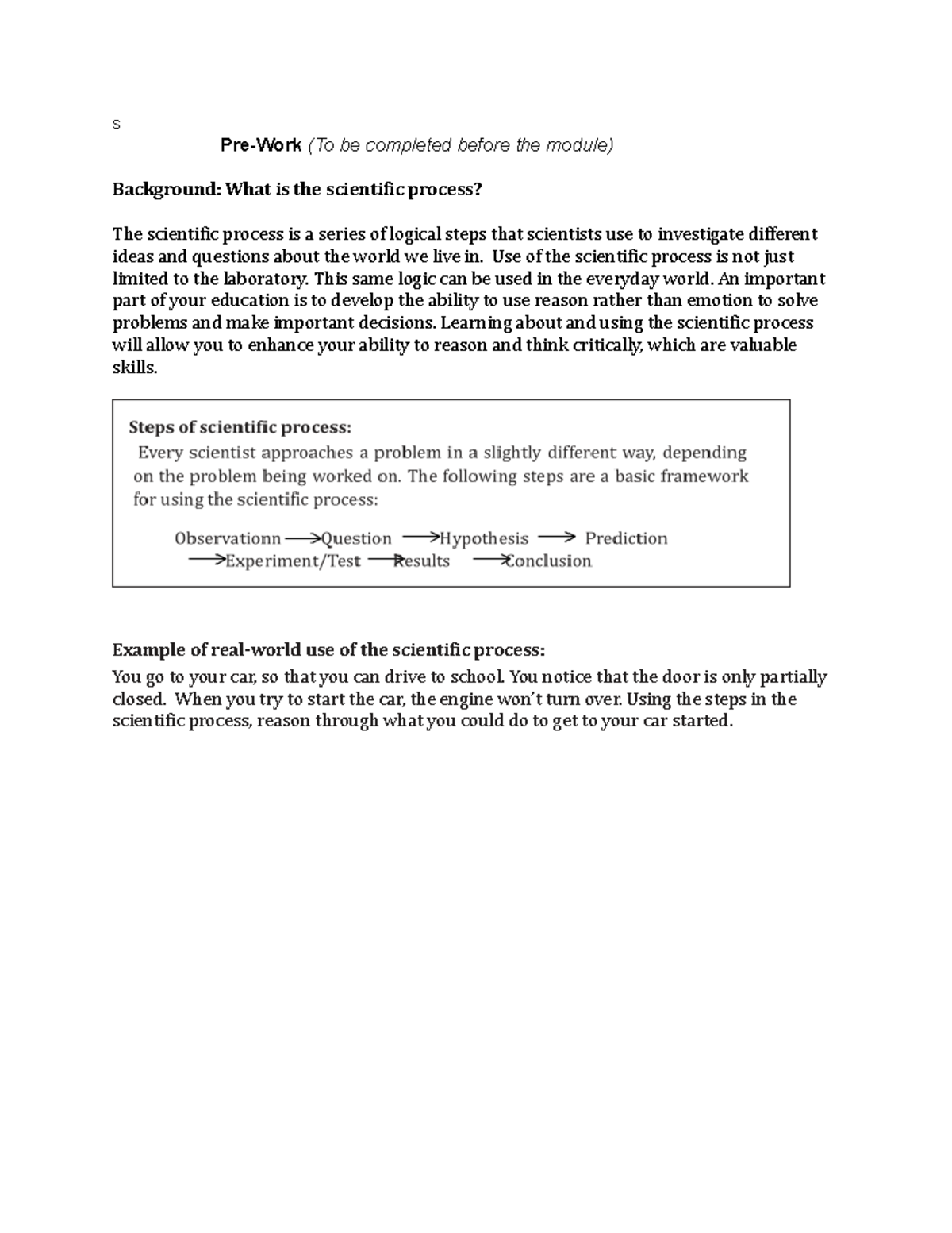 D1 worksheet - s Pre-Work (To be completed before the module ...