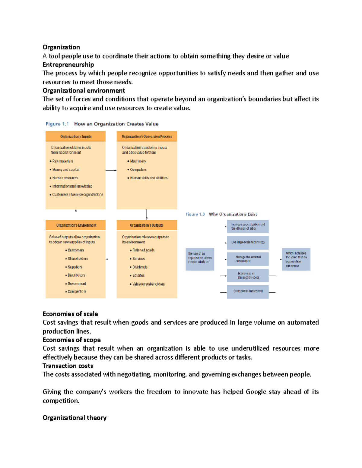 Organisational Structure and HR Alignment Book Notes - CH1 ...