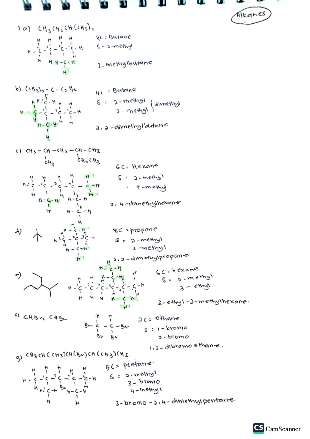 Tuto alkane - tutorial alkene - eukaryotic microorganism - Studocu