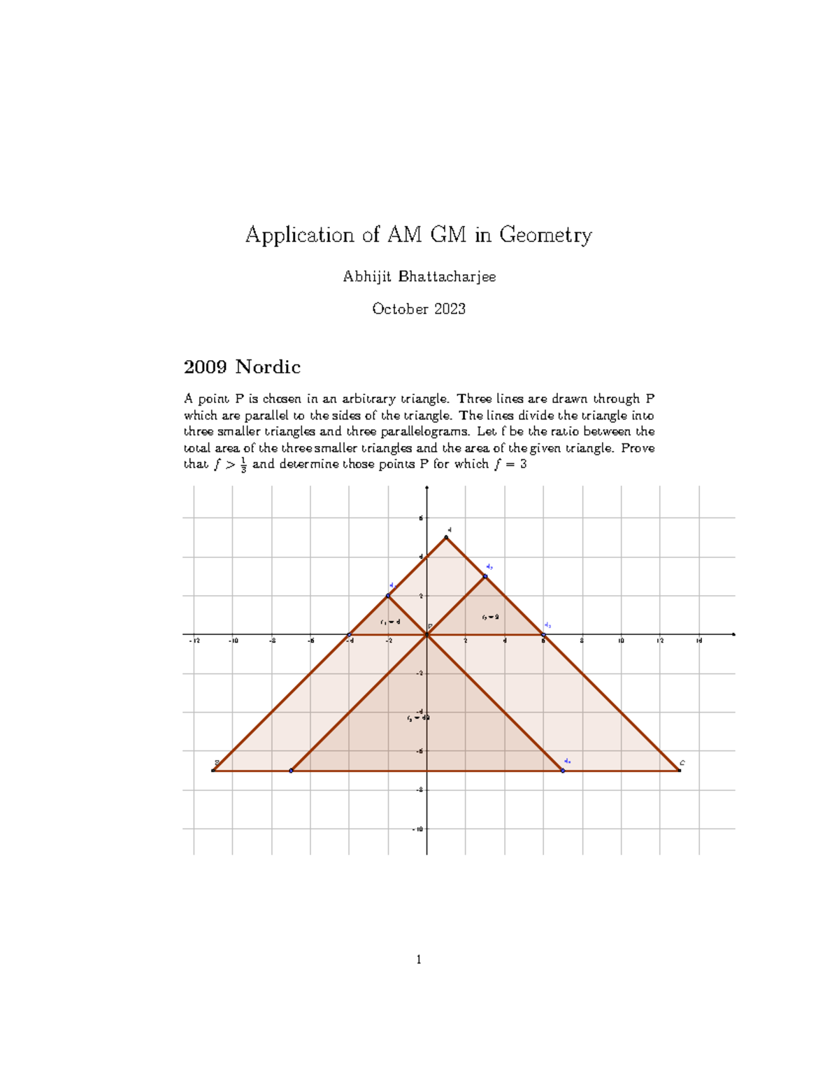 AMGM Geometry - Maths Practical Sheets II - Application of AM GM in ...