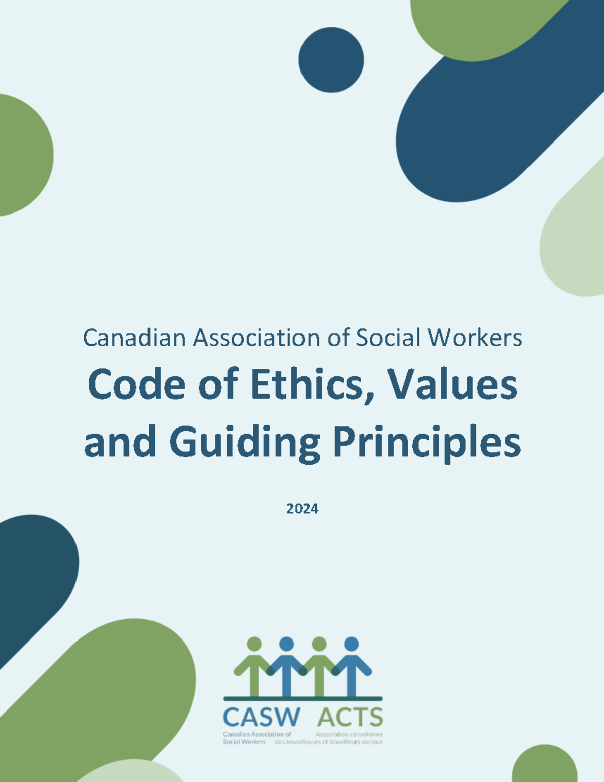 CASW - Code of Ethics Values Guiding Principles - 2024 - Canadian ...