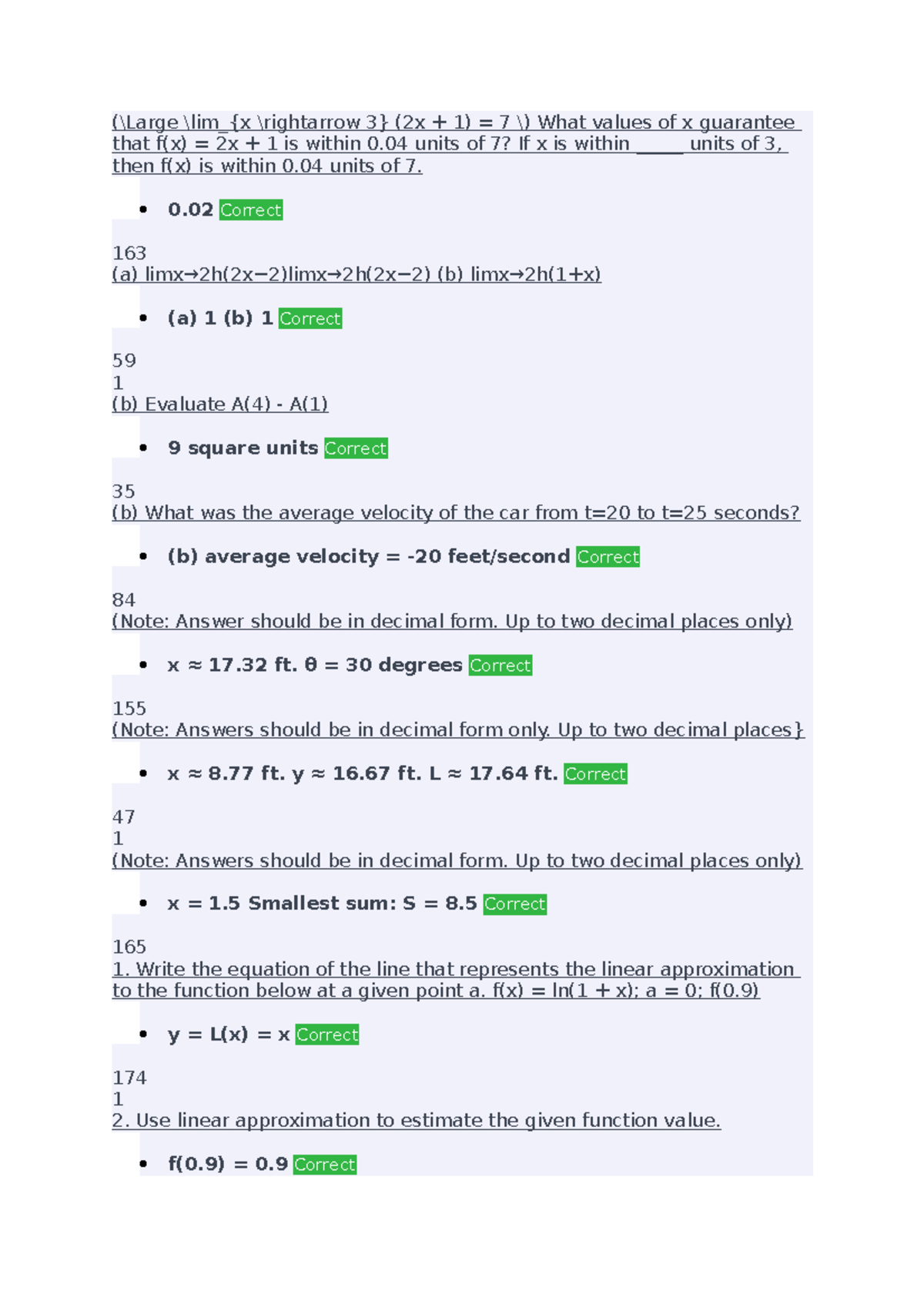 Calculus - fhgyghbndfkovjfdb - (\Large \lim_{x \rightarrow 3} (2x + 1 ...