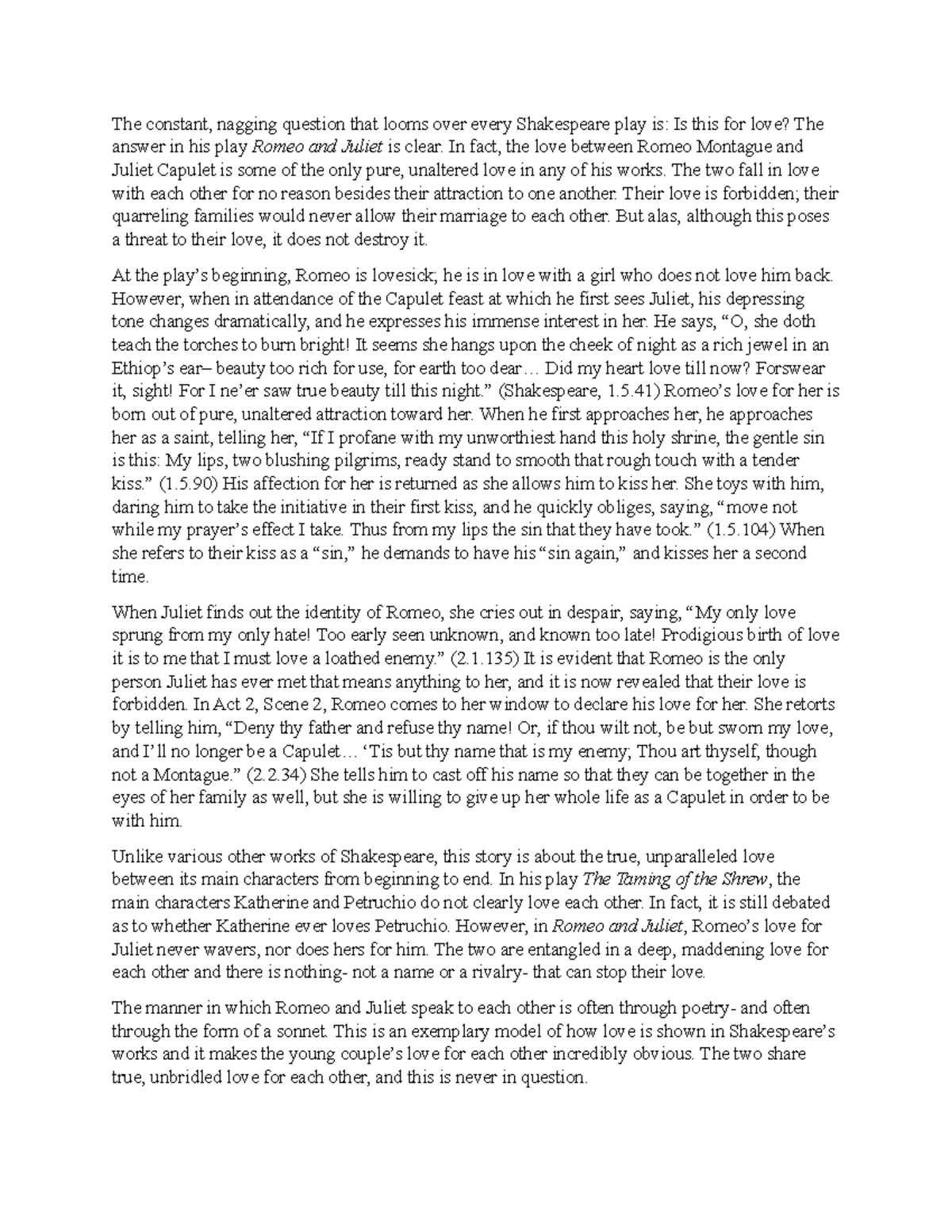 ENG 121 Midterm Essay - The constant, nagging question that looms over ...