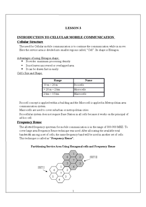 LESSON 1 - Introduction TO Wireless Mobile Computing - SUBJECT : Mobile Computing UNIT - I - Studocu