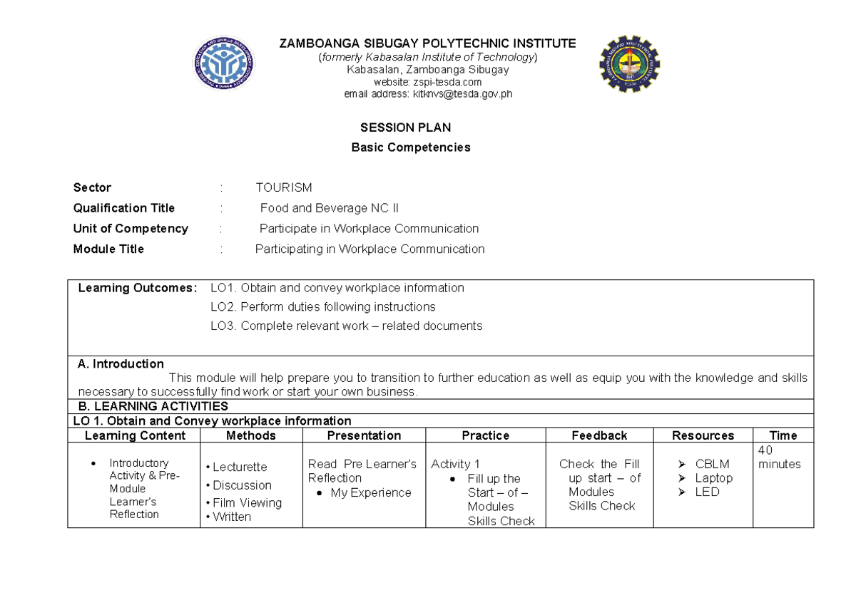 Basic - ( formerly Kabasalan Institute of Technology ) Kabasalan ...