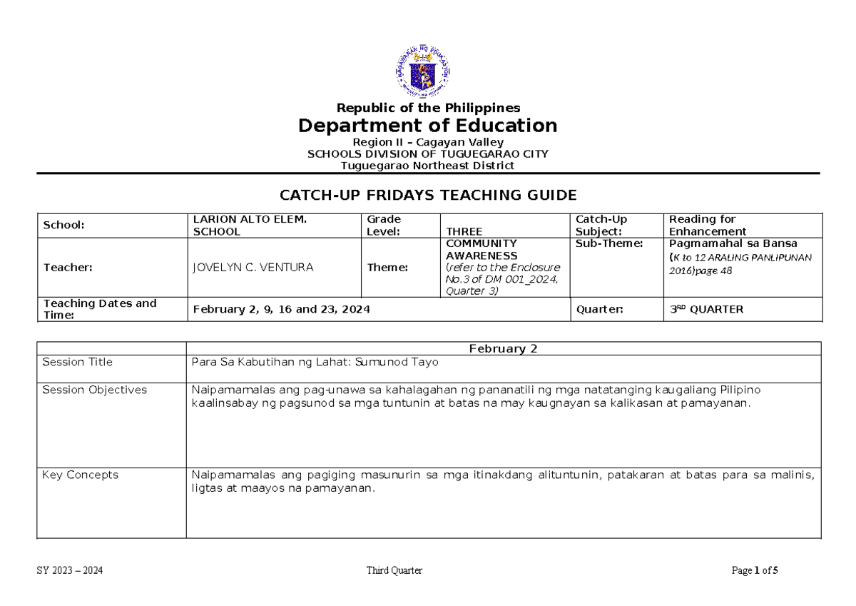 Sample Template FOR AP - A useful material in AP - Republic of the ...