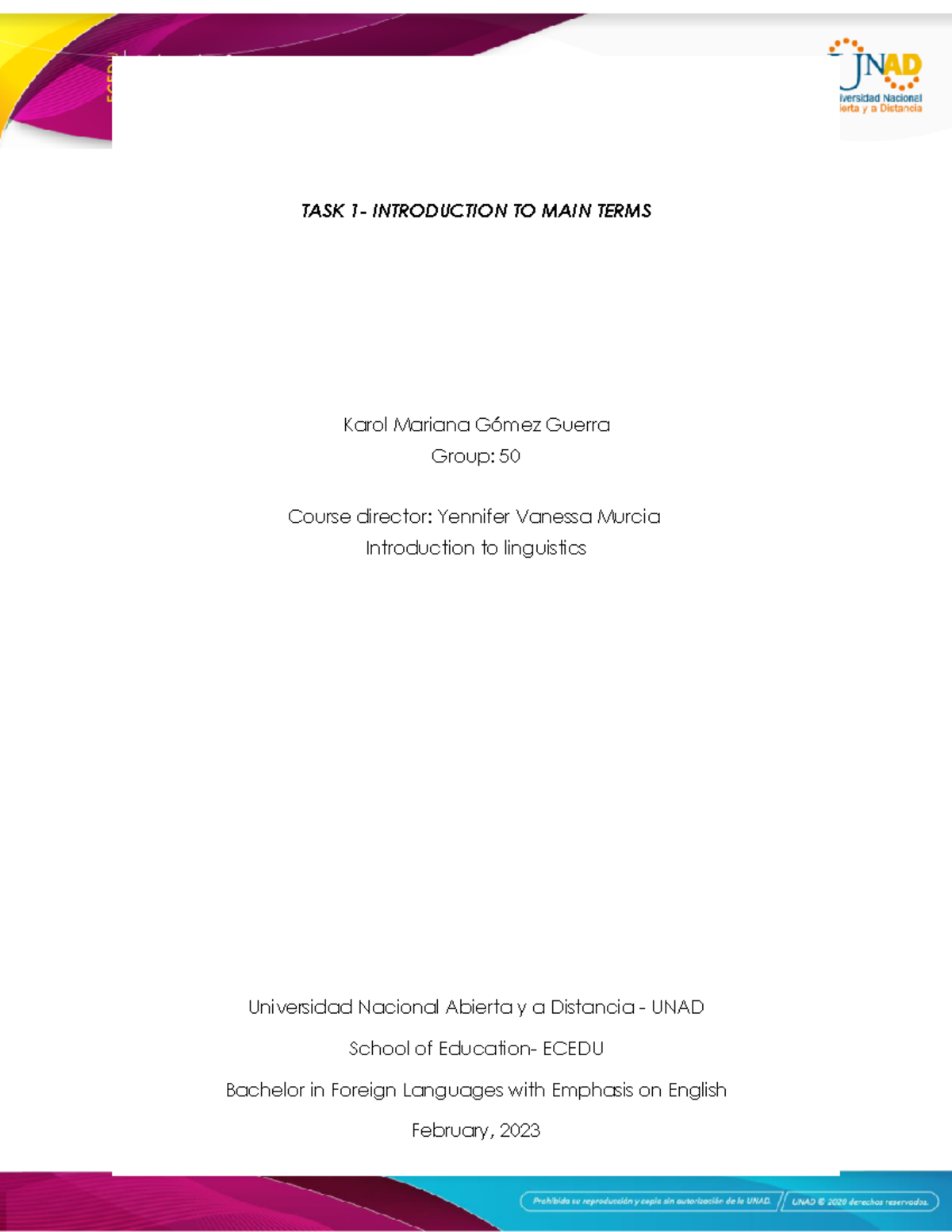 518017-Task 1–Mariana Gómez Guerra - TASK 1- INTRODUCTION TO MAIN TERMS ...