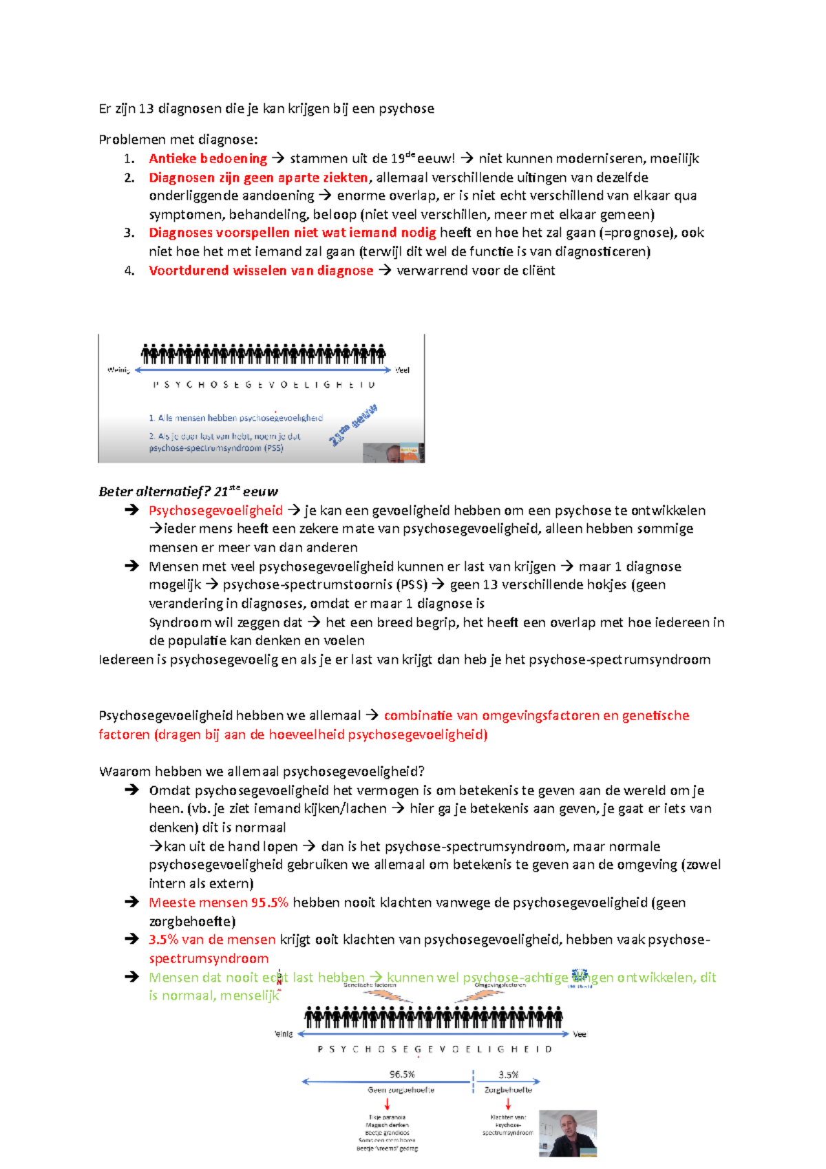 Mini college DSM diagnosen van psychosen - kwaliteit van leven bij ...