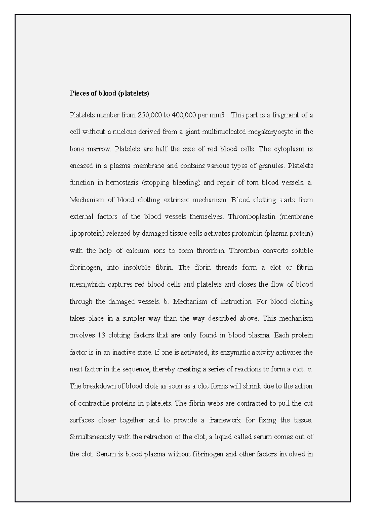 documents-notes-biology-pieces-of-blood-platelets-pieces-of-blood