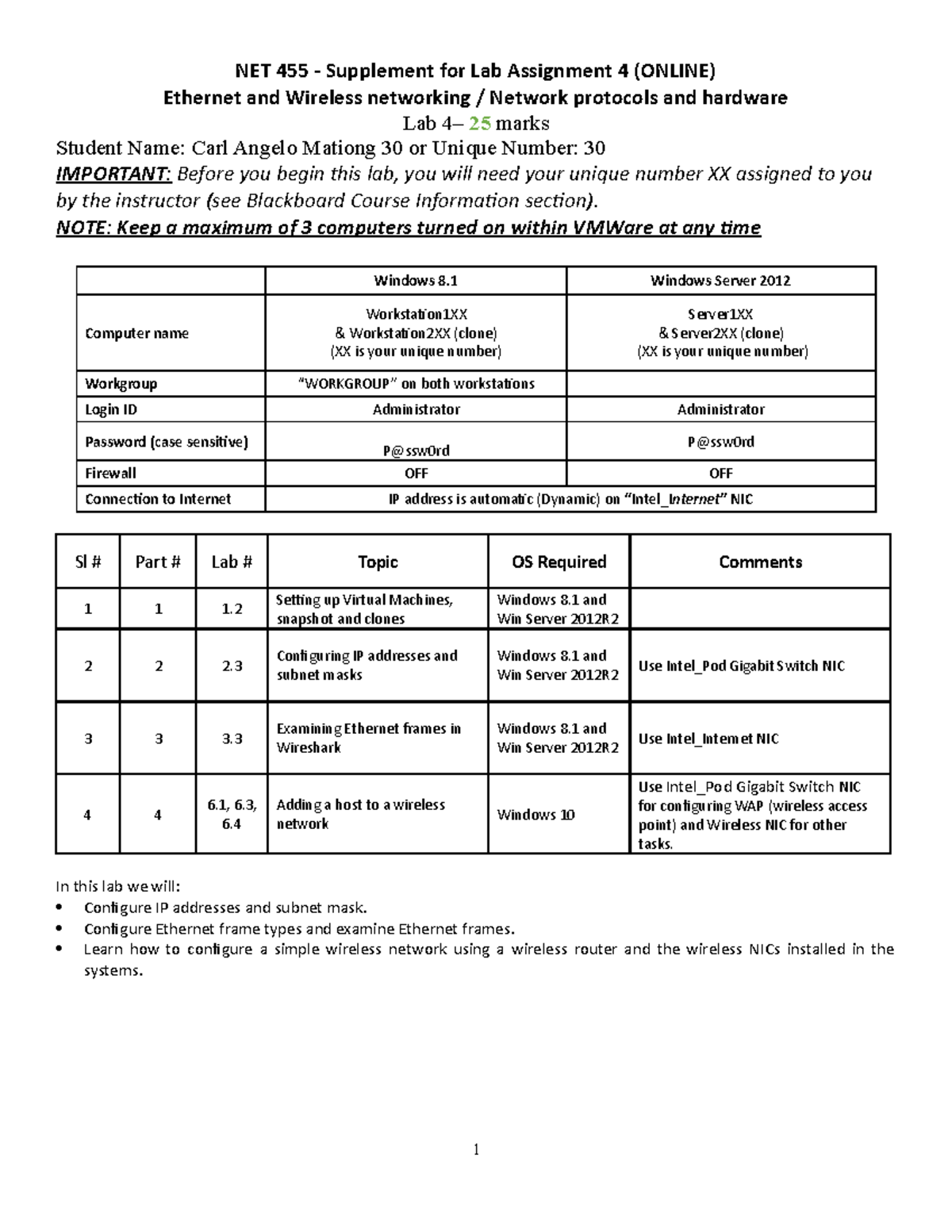 Lab 4 - Notes - NET 455 - Supplement for Lab Assignment 4 (ONLINE ...