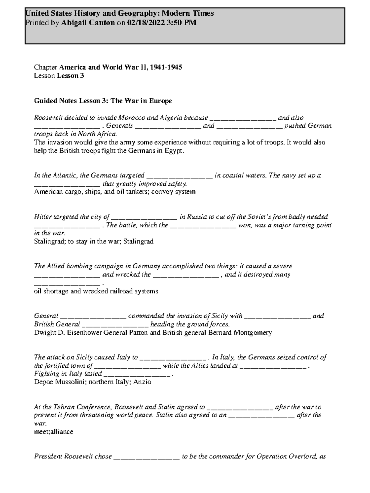 Lesson Guided Notes 1 - this isnfkjkt thjngiod tjoiejt thodghioew ...