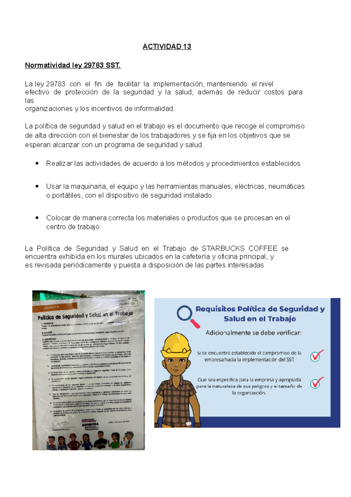 Practica DE Campo 13 - ACTIVIDAD 13 - ACTIVIDAD 13 Normatividad ley ...