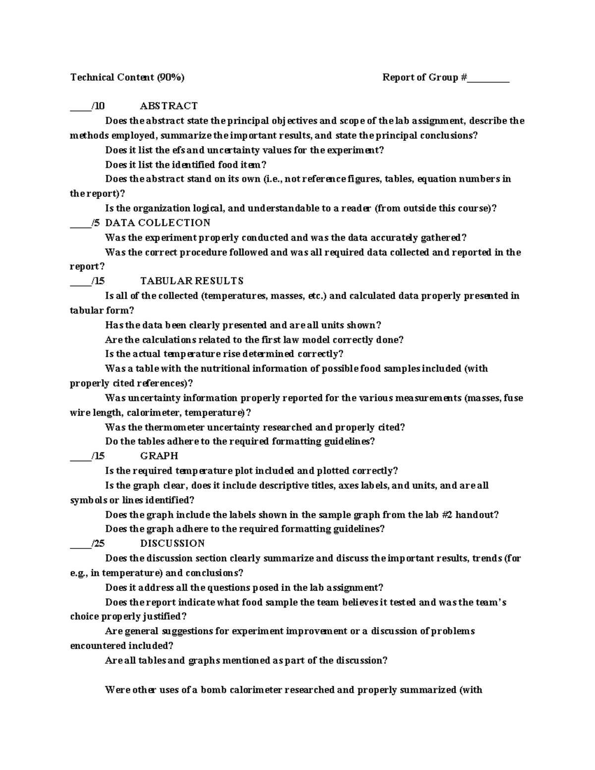 EGR 2500 LAB 2 Example - Technical Content Report of Group ABSTRACT ...