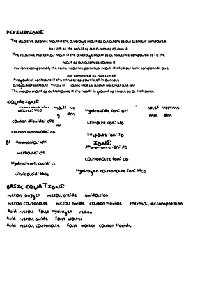 Risk Assessment RP2 - Name of Practical Measurement of an enthalpy ...