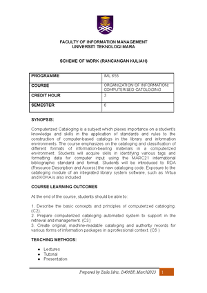 Subject heading-TOT - Notes - Subject Headings with Reference to Sears ...