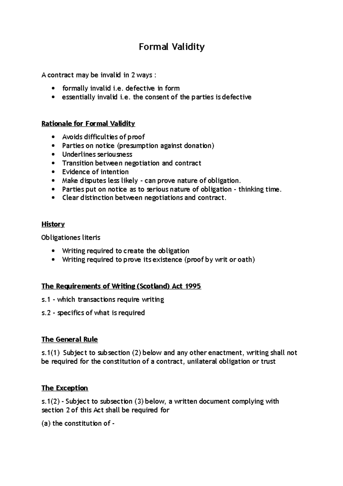 7. Formal Validity - notes for lecture 7 of Obligations 1B - Formal ...