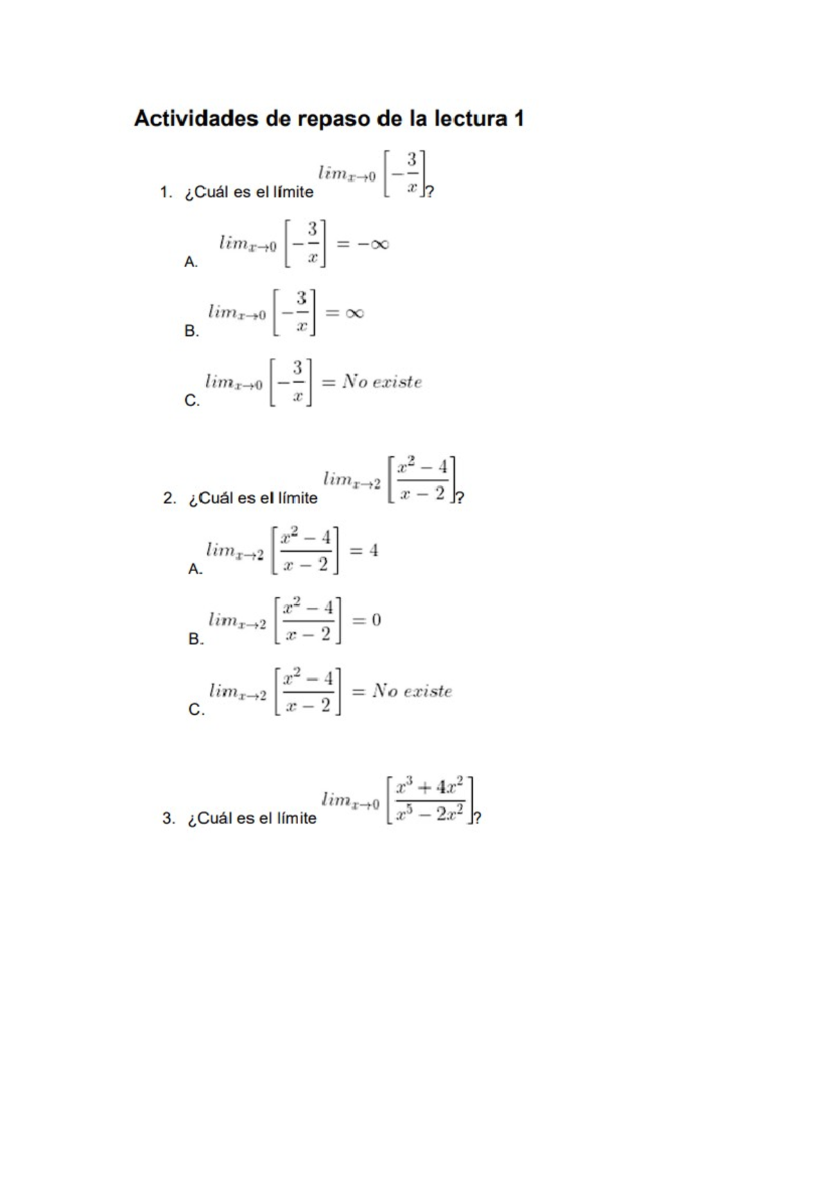 Doc2 repaso L1M4 - Herramientas Matematicas 2 - Studocu
