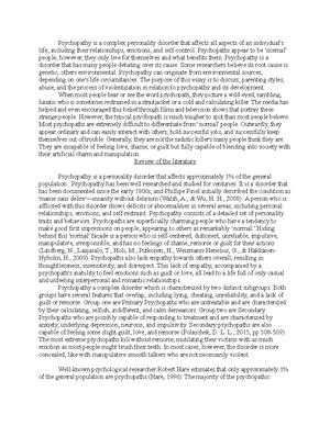 Study Guide 1, 2, 3 - Assignments - PSYC 395: FORENSIC PSYCHOLOGY STUDY ...