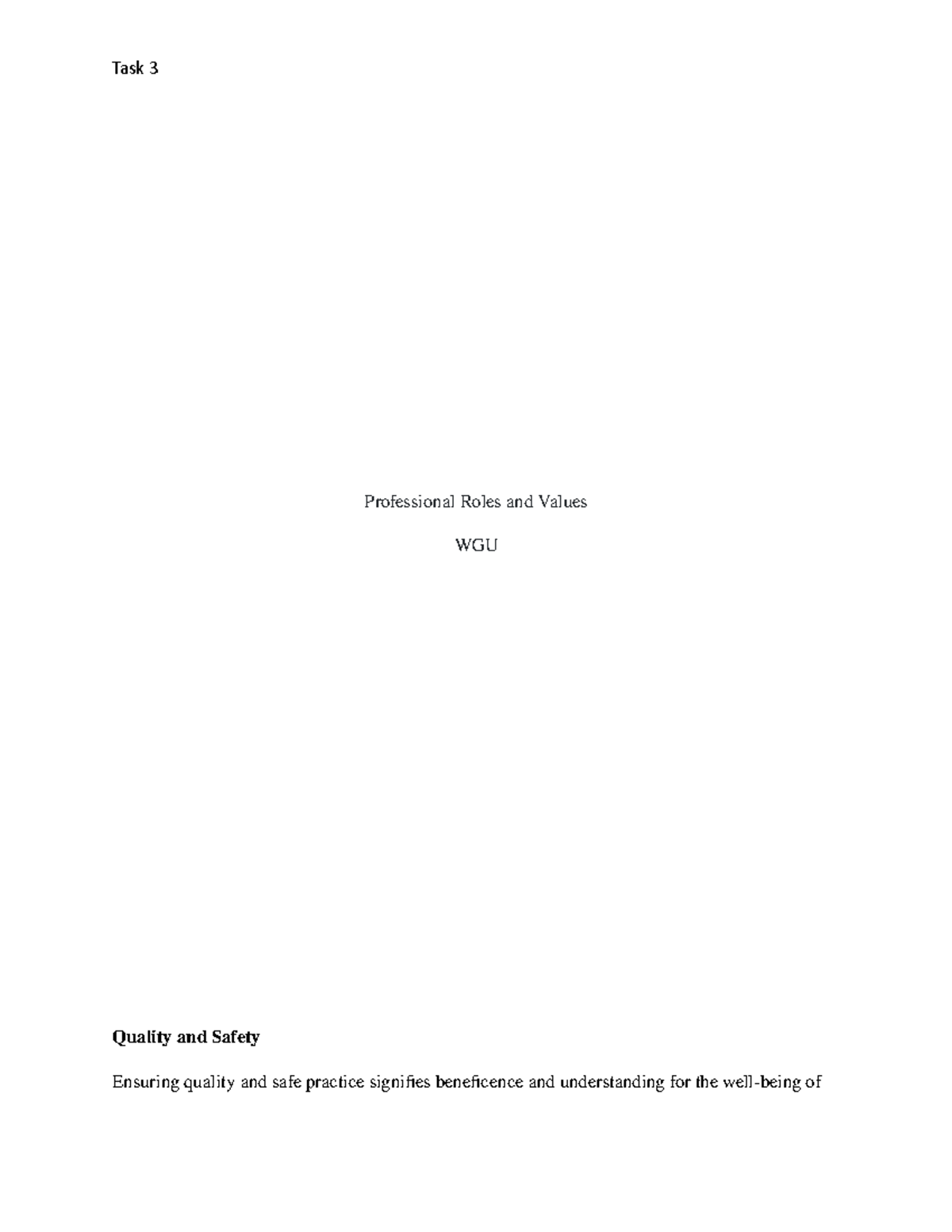 C304 task3 - task 3 - C 304 - WGU - Studocu