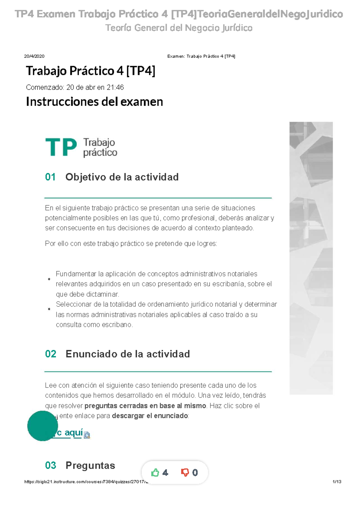 Tp4-examen-trabajo-practico-4-tp4teoriageneraldelnegojuridico compress - TP4 Examen Trabajo ...