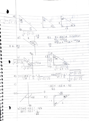 Midterm 1 2021! - z + y2 ::: rz. 7. (9 points) Consider the Pythagorean Theorem x in our picture ...