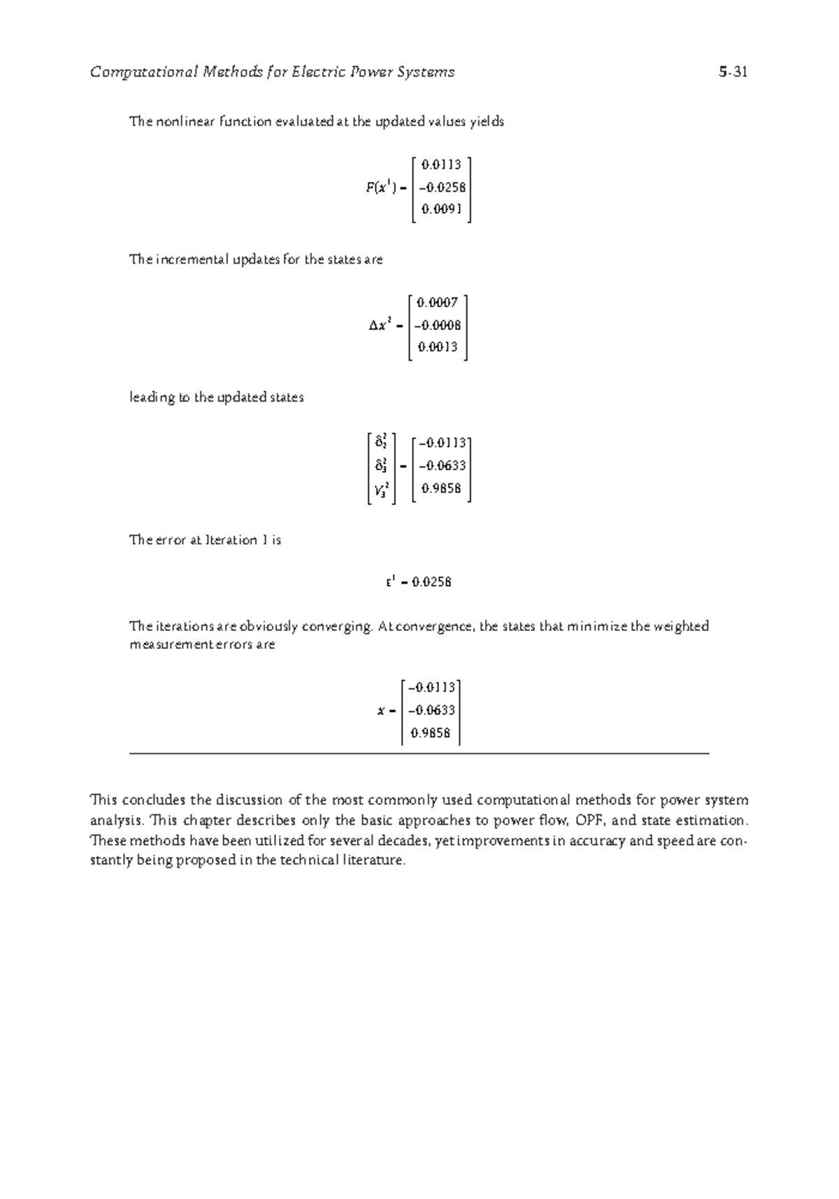 Power Systems (31) - Computational Methods for Electric Power Systems 5 - e nonlinear function ...