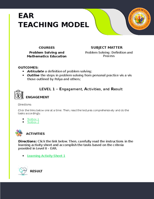 Math 8 Q4 M15 - REFERENCE - 8 Mathematics Quarter 4 Experimental ...