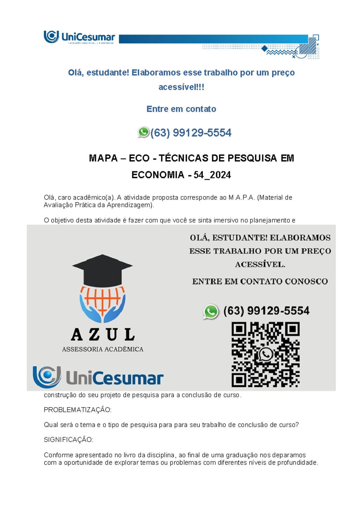 Nessa direção, procure responder e desenvolver os questionamentos ...