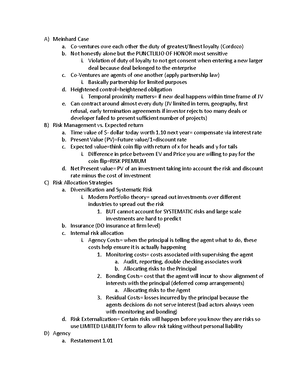 BA Outline gabs - - Studocu