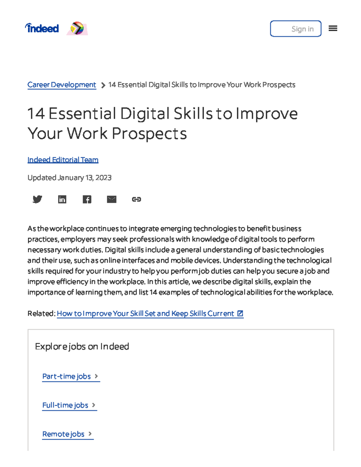 Exam Prepartion - Career Development 14 Essential Digital Skills to ...