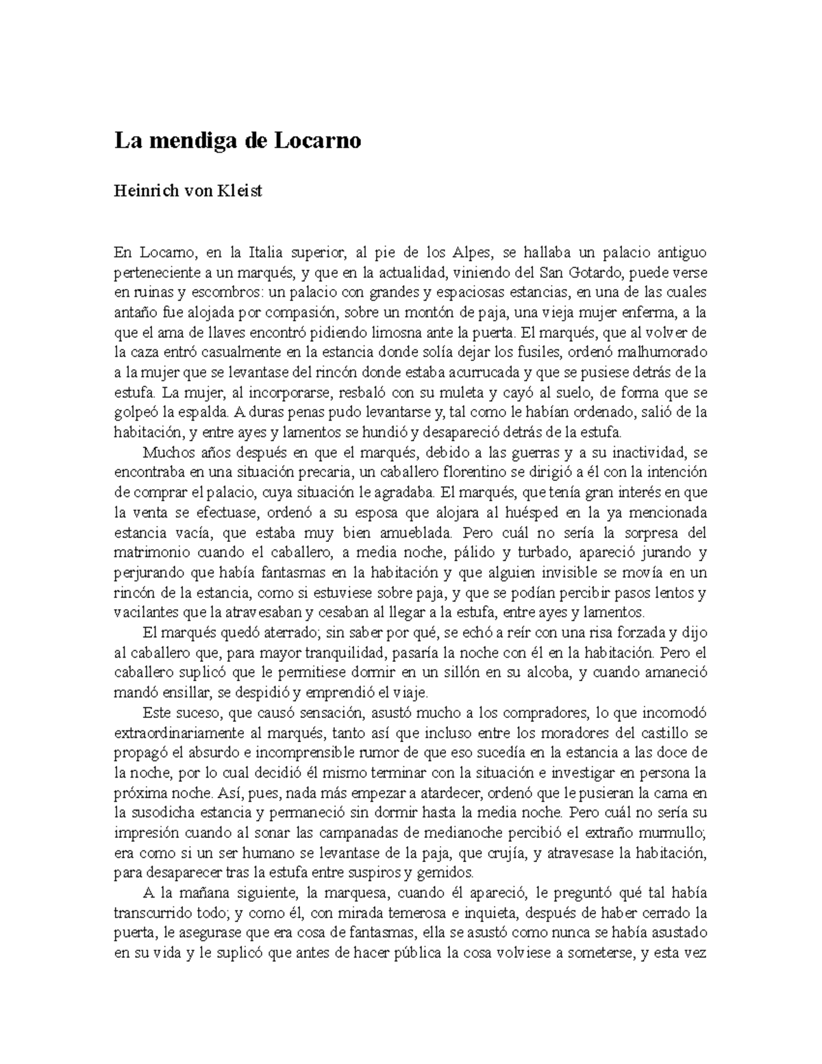 LA Mendiga DE Locarno historia que no te dejara dormir - La mendiga de ...