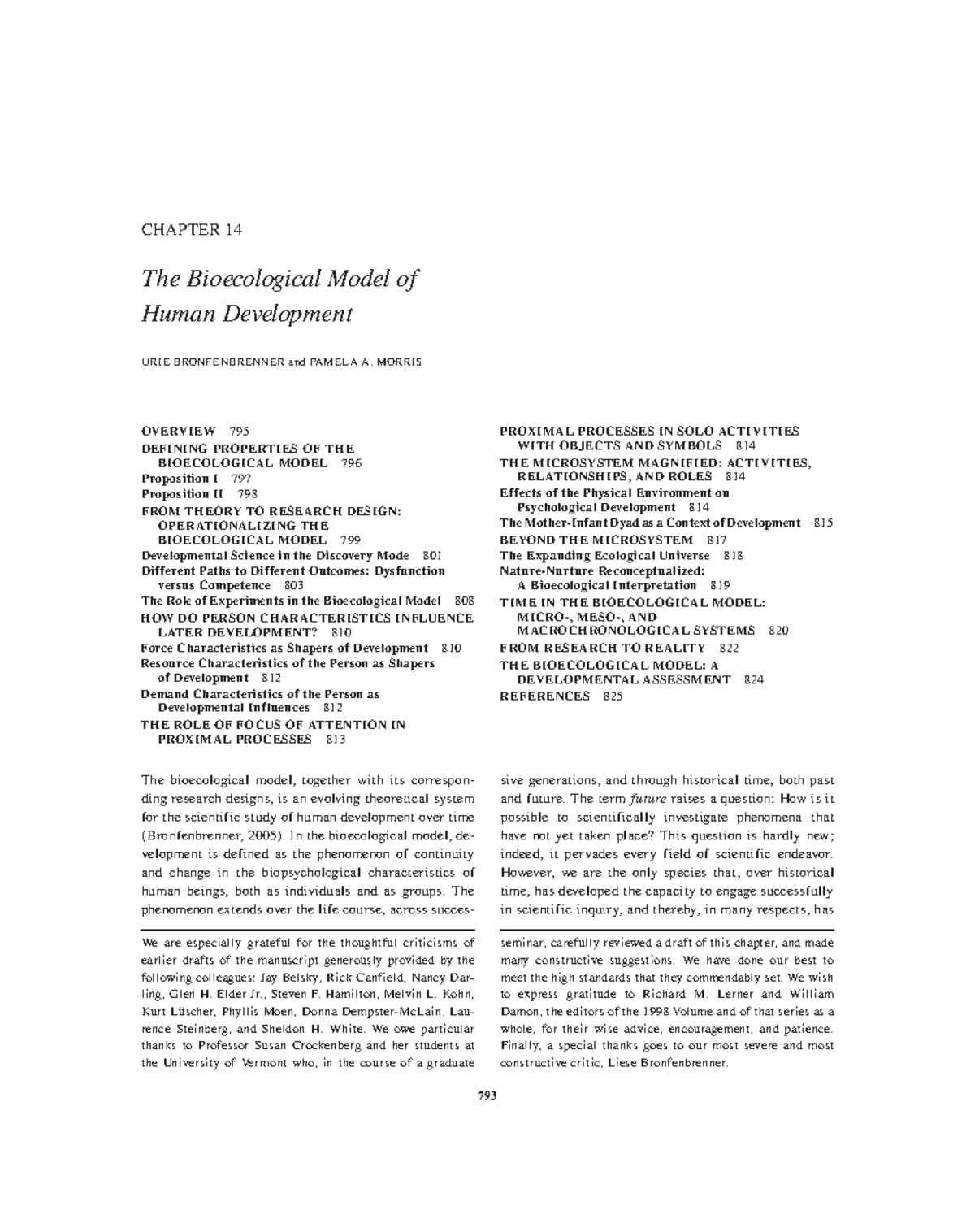 Bio-ecological Model of Human Development by Bonfenbrenner : An ...