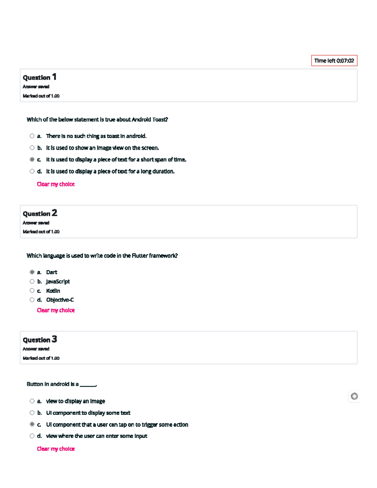 Graded Quiz Unit 3 - CS 4405 - Studocu