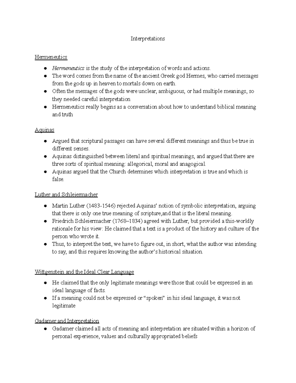 Interpretations - DCLKCZK;Z - Interpretations Hermeneutics Hermeneutics ...