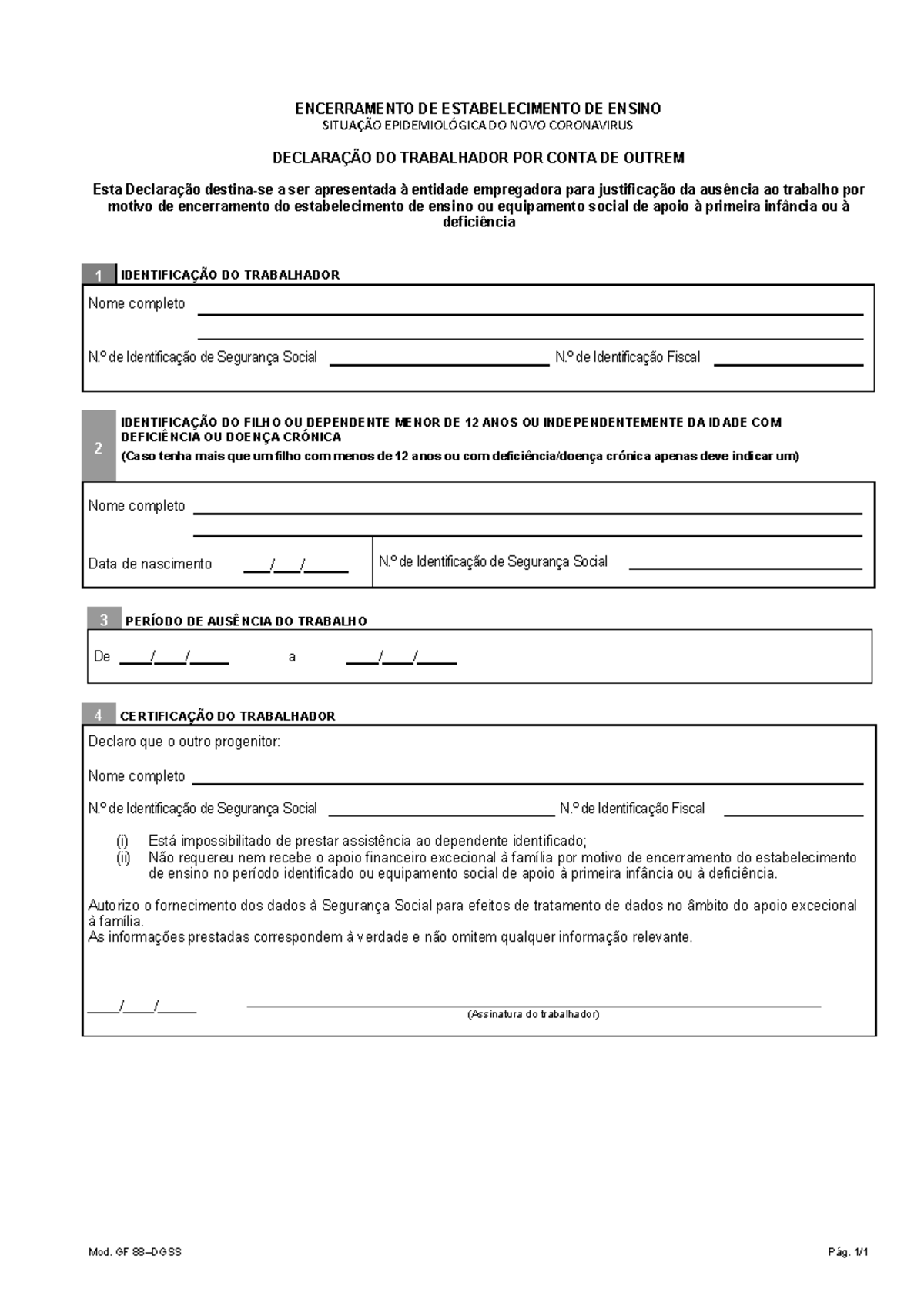 Modelo 88 - wpitdfjhbfsjmdknbhgtrdes - Mod. GF 88–DGSS Pág. 1 ...