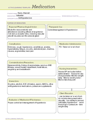 Candidiasis - template - ACTIVE LEARNING TEMPLATES System Disorder ...