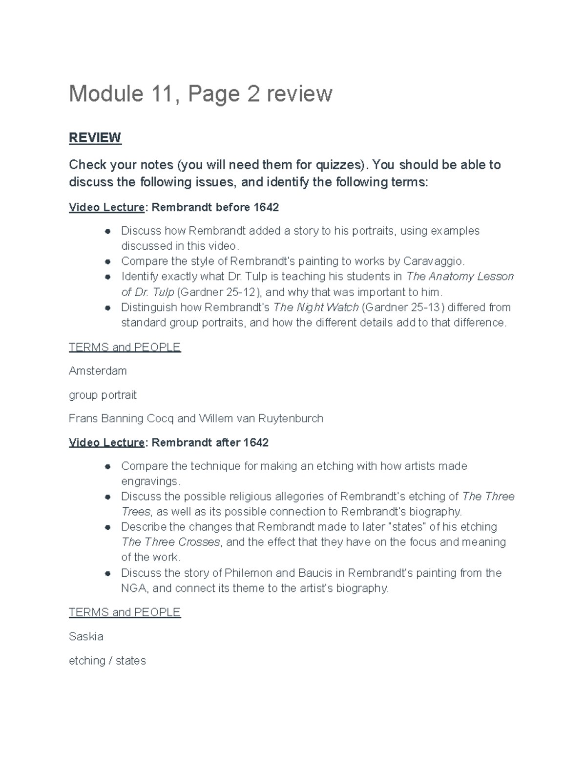 Module 11, Page 2 review - Module 11, Page 2 review REVIEW Check your ...