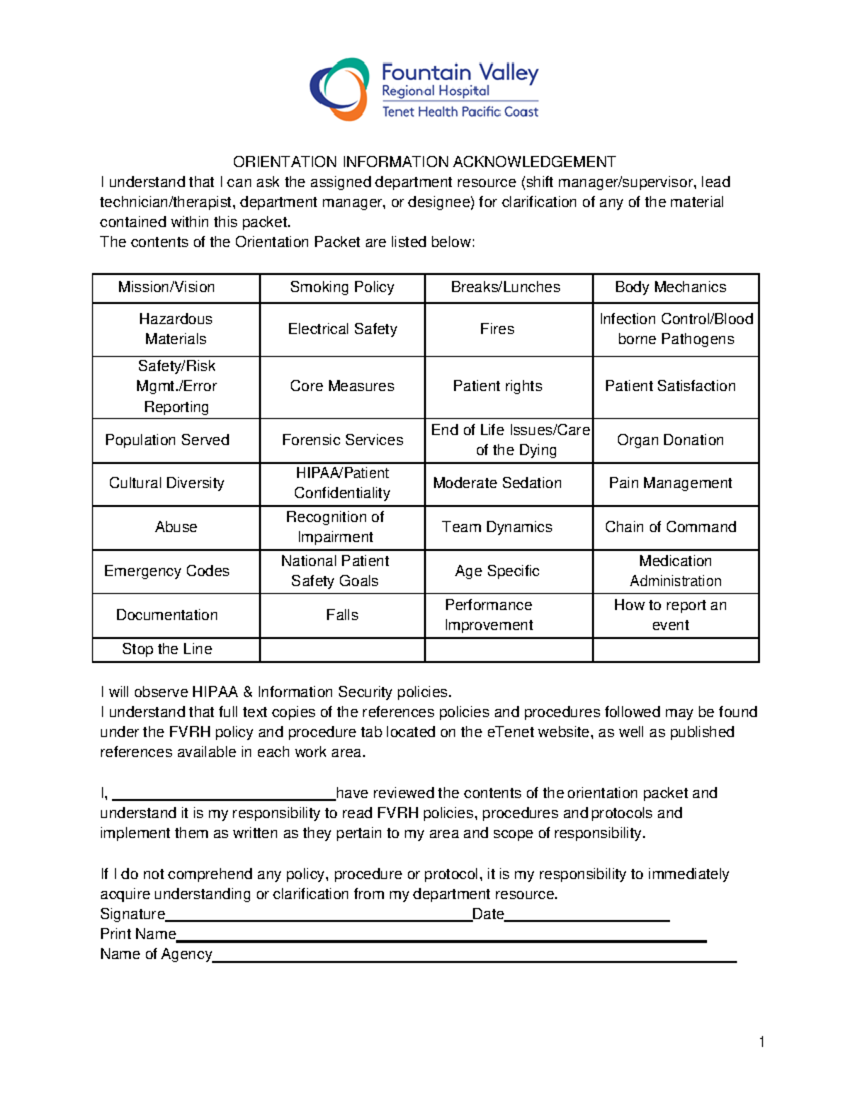 3 Orientation Packet Form 2021 - ORIENTATION INFORMATION ...
