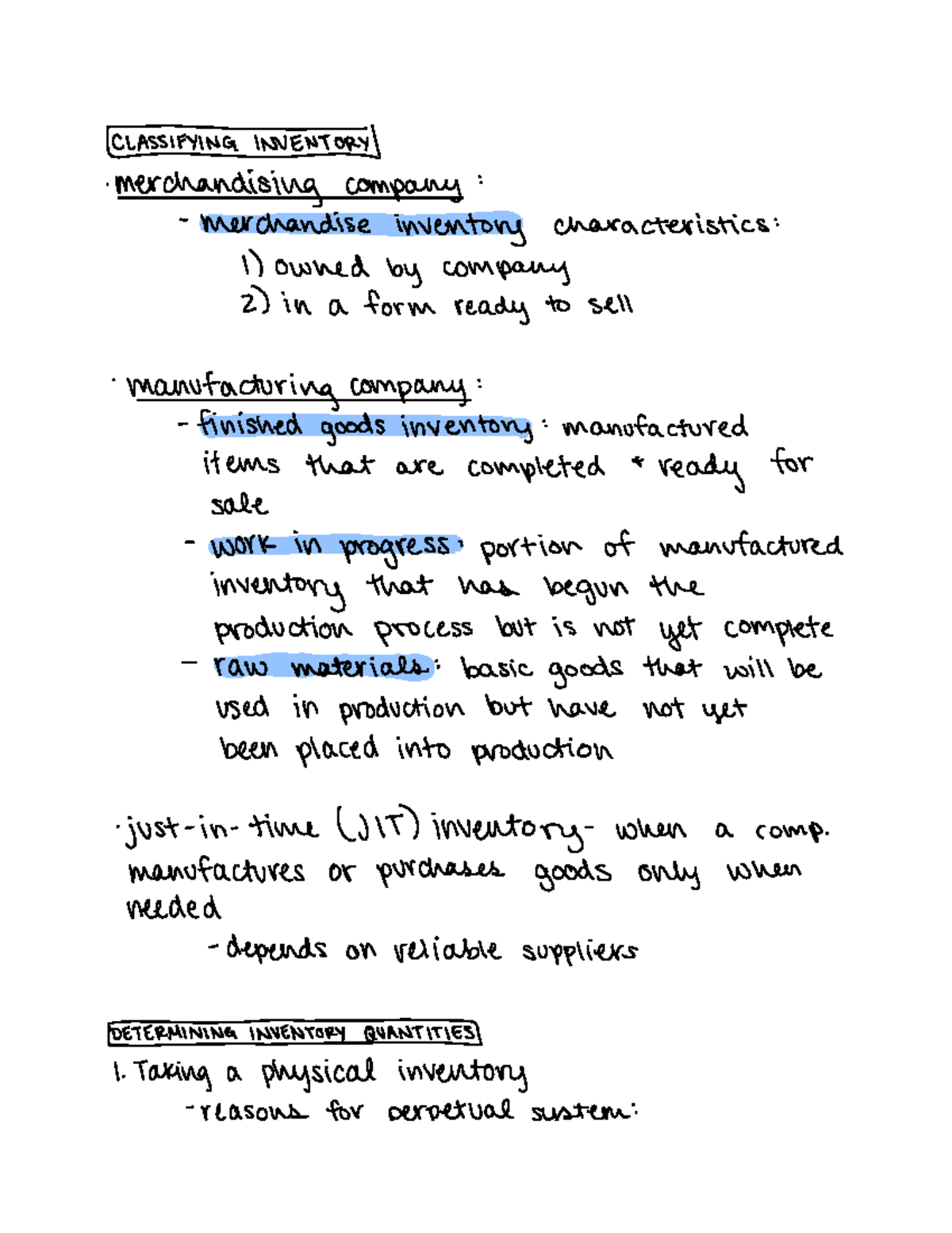 Chapter 6 Reporting Analyzing Inventory Classifyinginventort 1