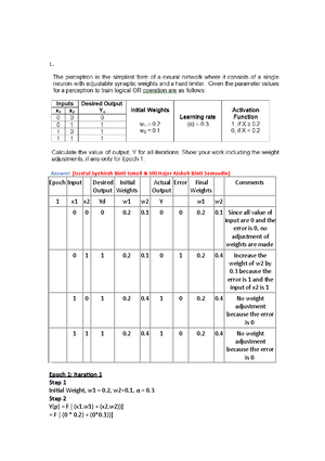 Tutorial 4 Answer - Q2 Q3 only - Question 2 Answer: (Nur Syahirah ...