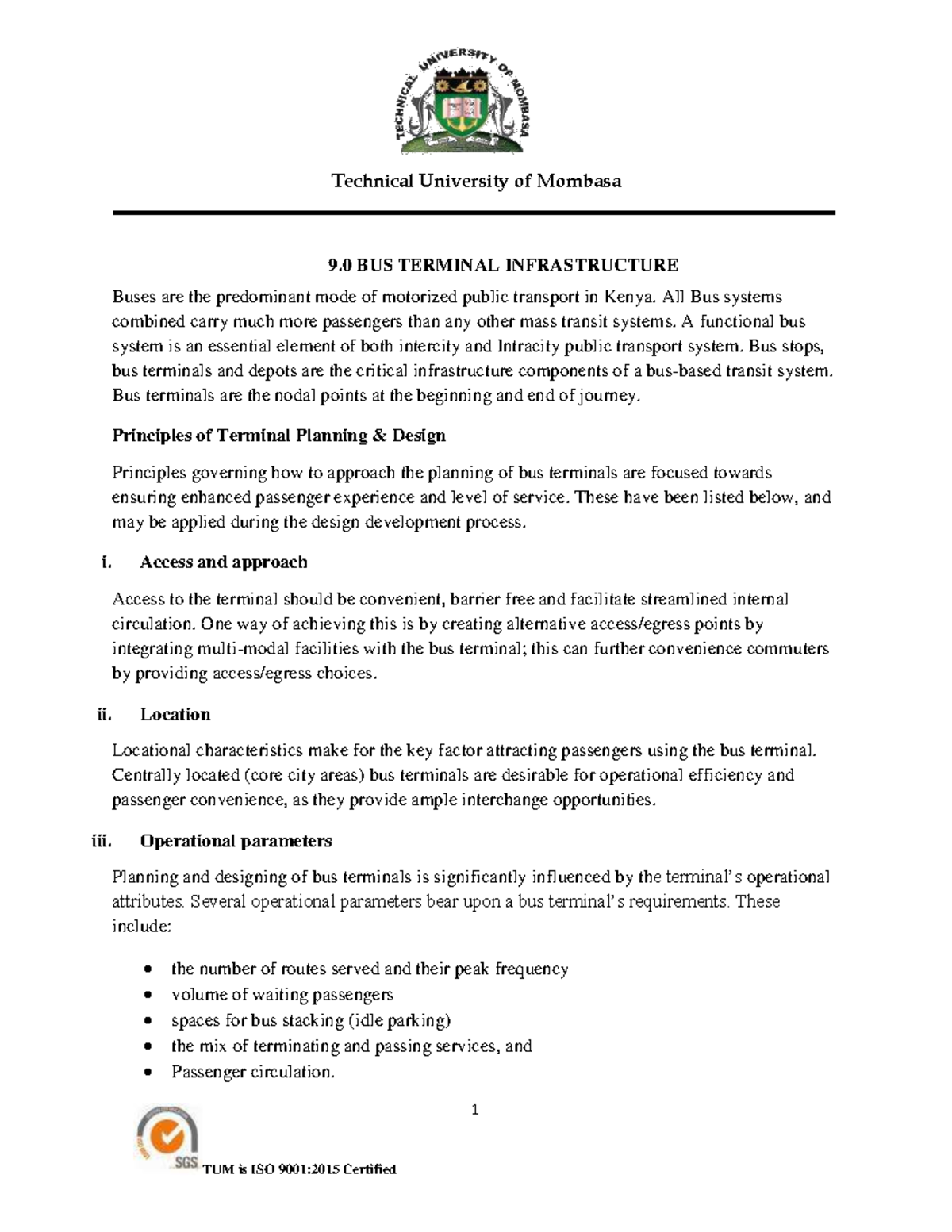 Transportation engineering - Bachelor of science in civil engineering ...