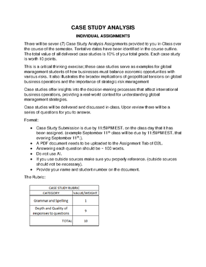GMS 695 Case Study 1 - Case Study 1. Could TotalEnergies have managed ...