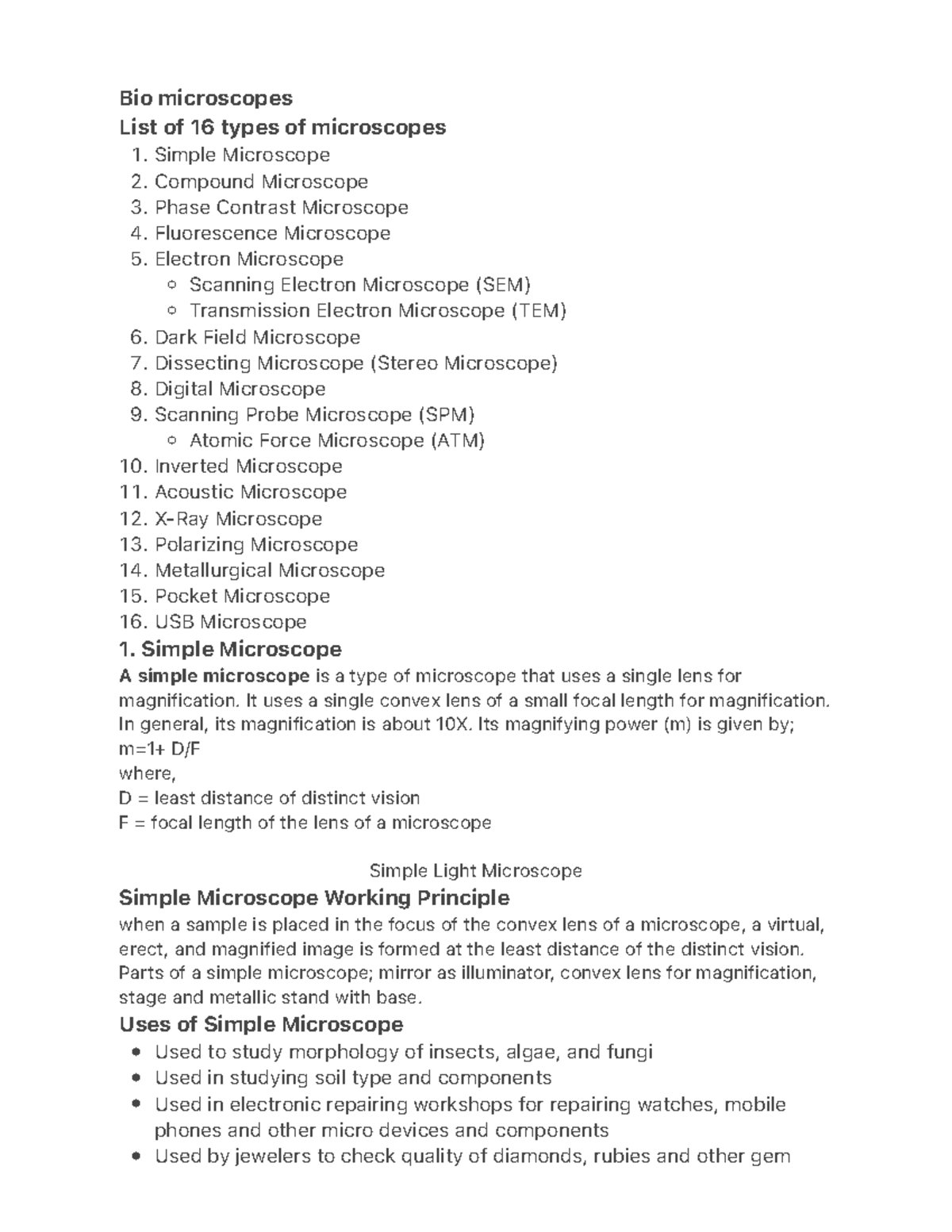 Bio microscopes - bio microscope notes - 1. 2. 3. 4. 5. ï ï 6. 7. 8. 9 ...