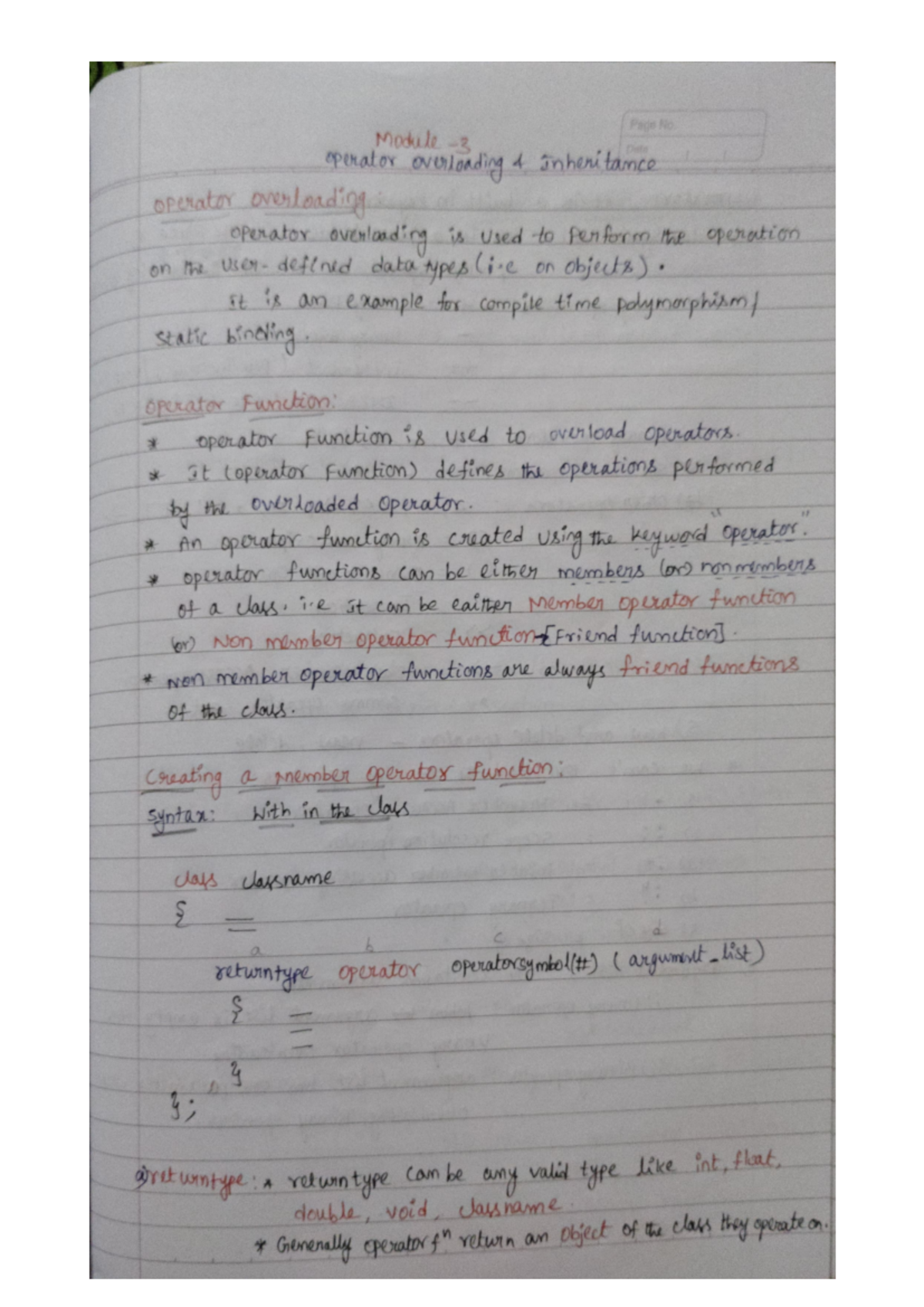 Open M3 - C++ m3 - Page No Module 3 Date operator overloading ...