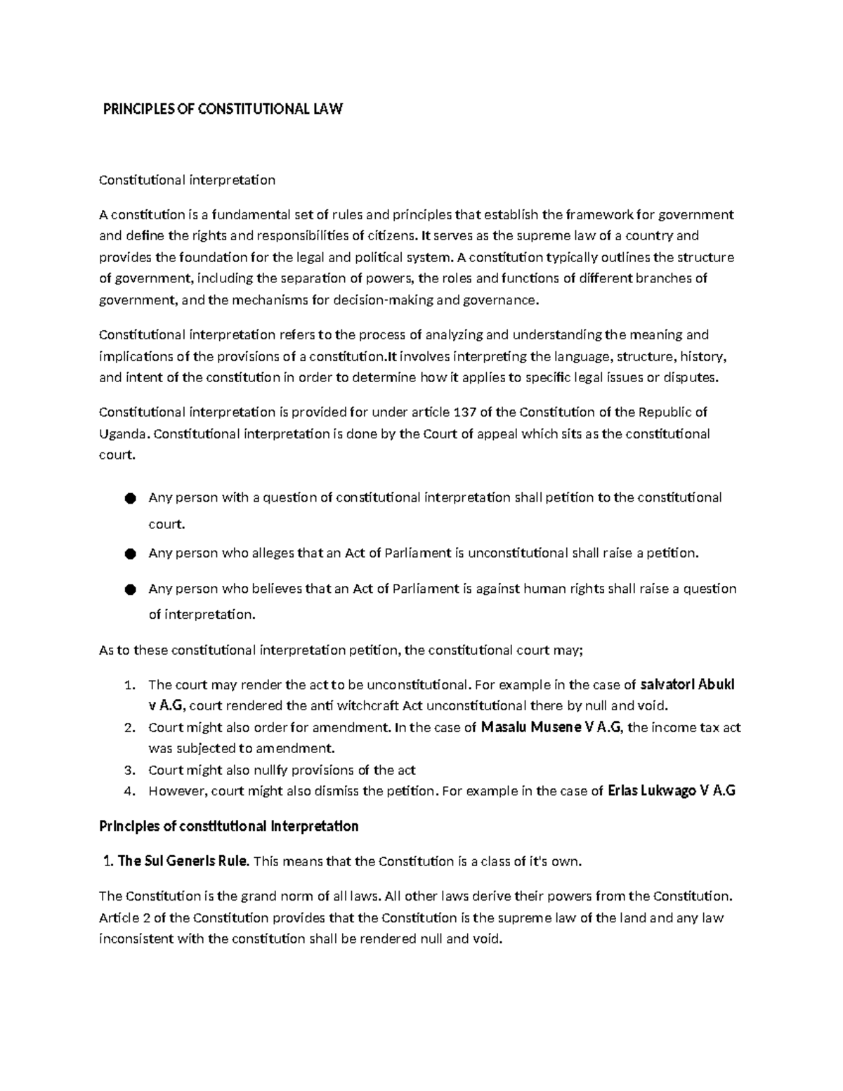 Constitutional Interpretation - PRINCIPLES OF CONSTITUTIONAL LAW ...