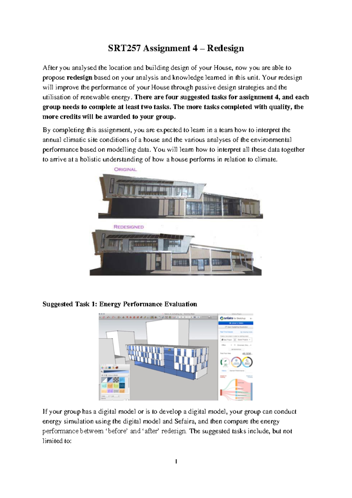 SRT257 Assignment 4 Description 2021 - SRT257 Assignment 4 – Redesign ...