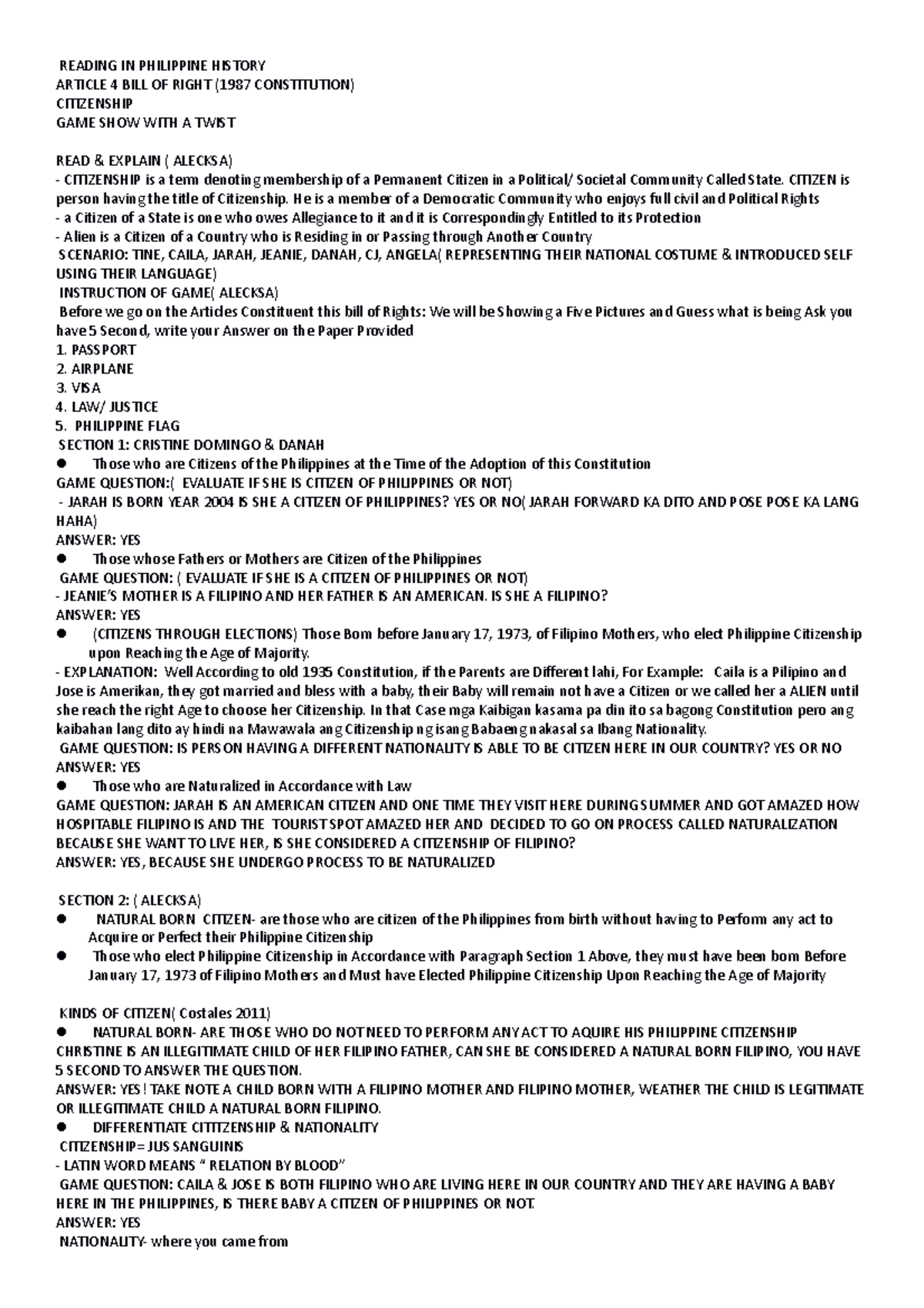 Reading IN Philippine History - READING IN PHILIPPINE HISTORY ARTICLE 4 ...